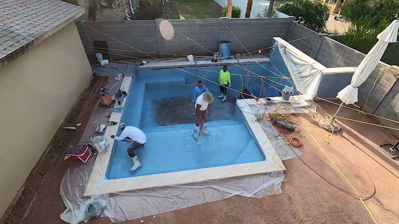 Pool Construction Time Lapse - YouTube