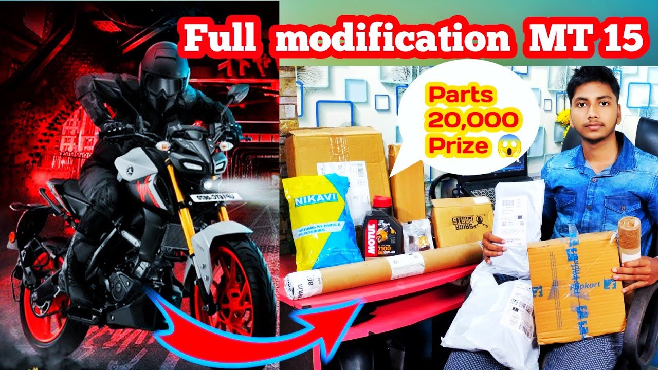 MT 15 Modified Parts | Full review 2023| Full modification 🔥 - YouTube