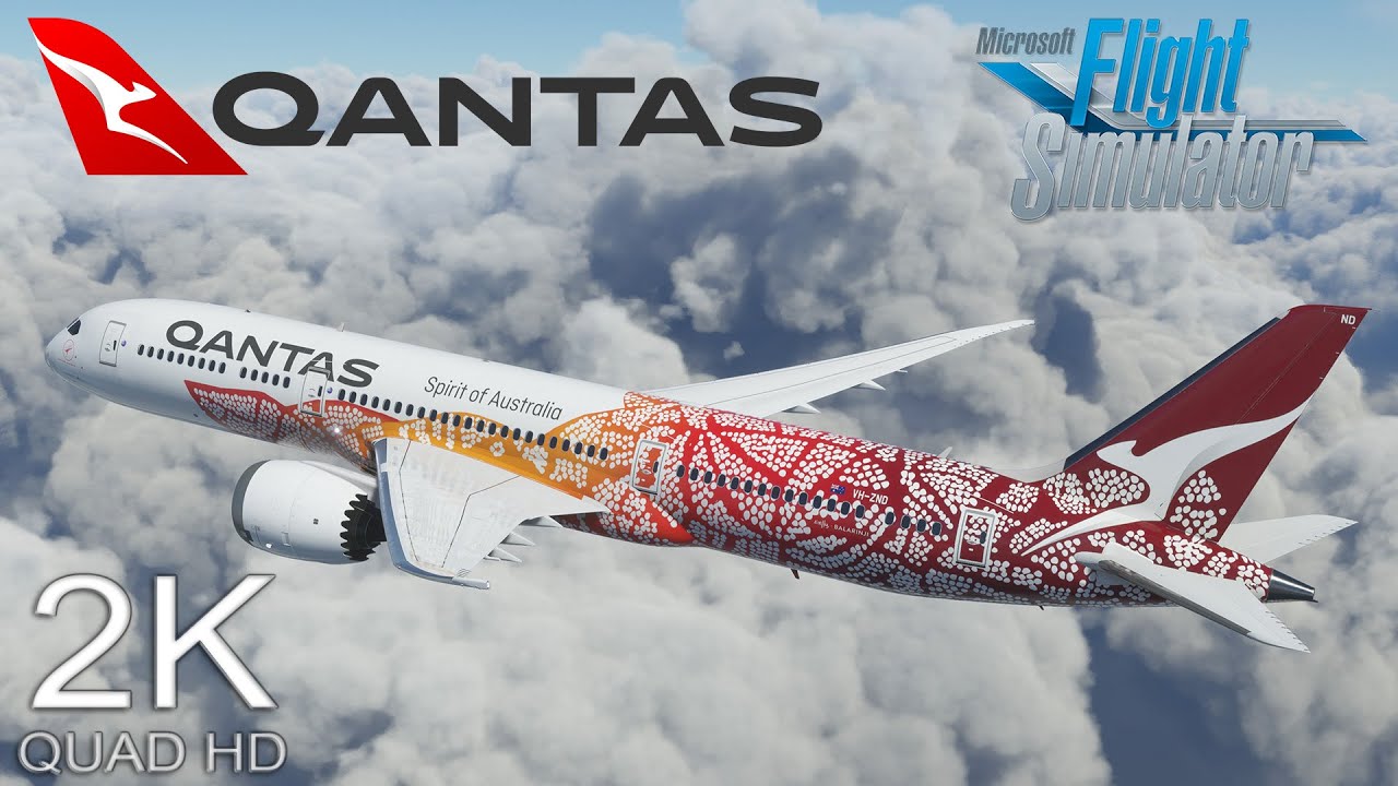 Yam Dreaming Qantas 787-9 | LANDING IN JOHANNESBURG QF63 | 2K | MSFS ...