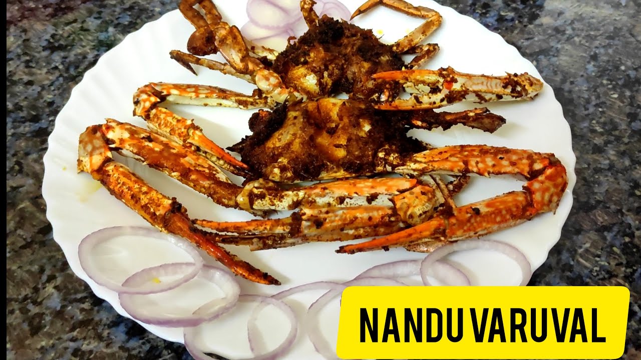 நண்டு வறுவல் | Nandu Varuval | Crab Masala in Tamil | Crab 65 | Nandu ...