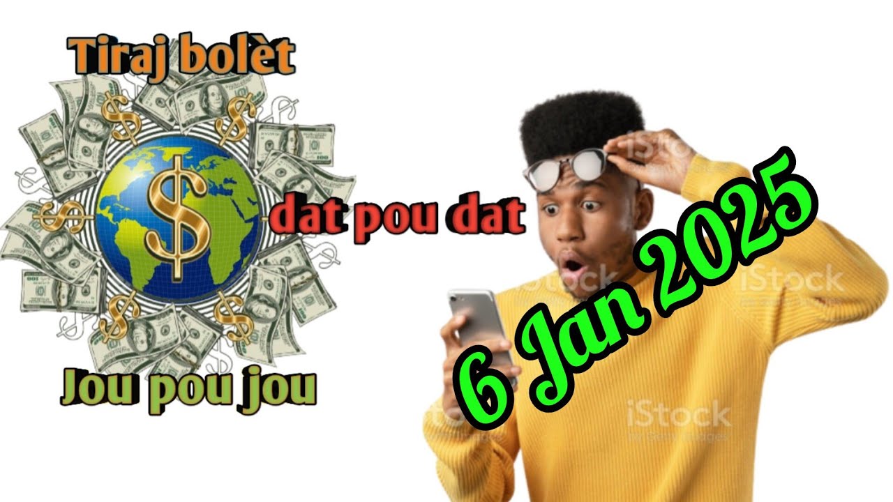 Tiraj bolèt 6 Janvier 2025 - YouTube