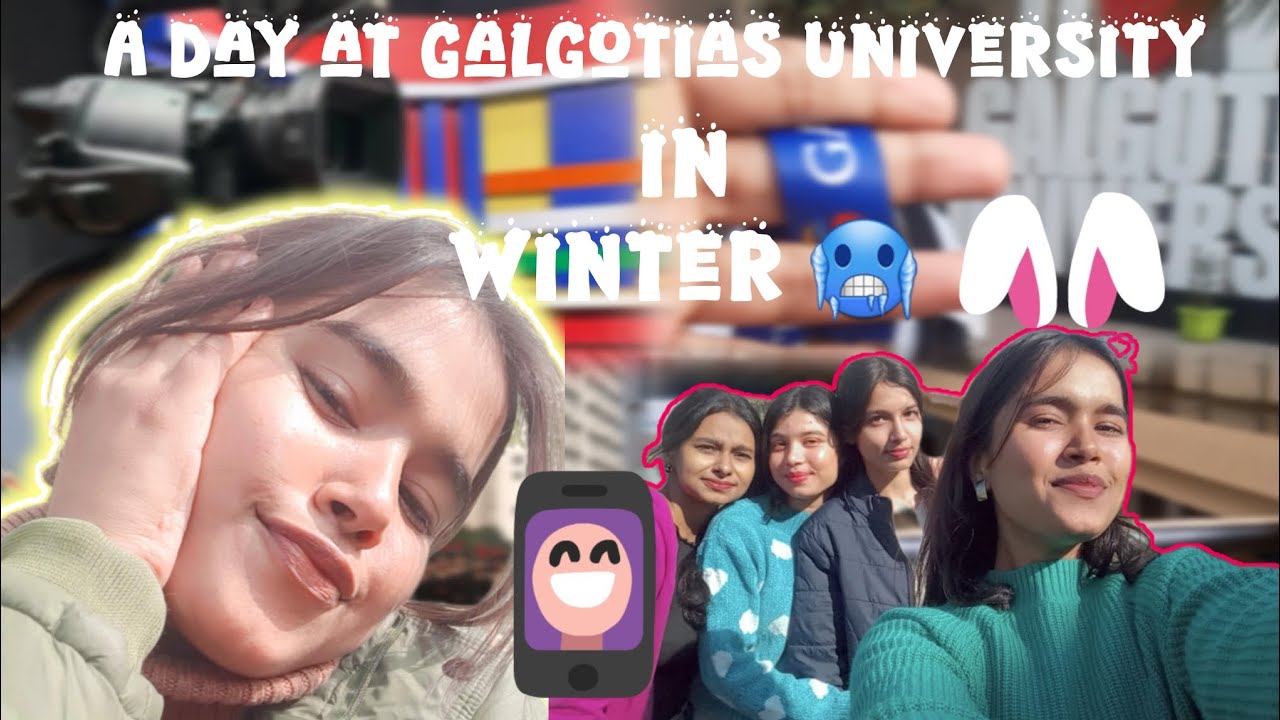 Events in Winter at Galgotias University 🦭🥶 | Palak Vats - YouTube