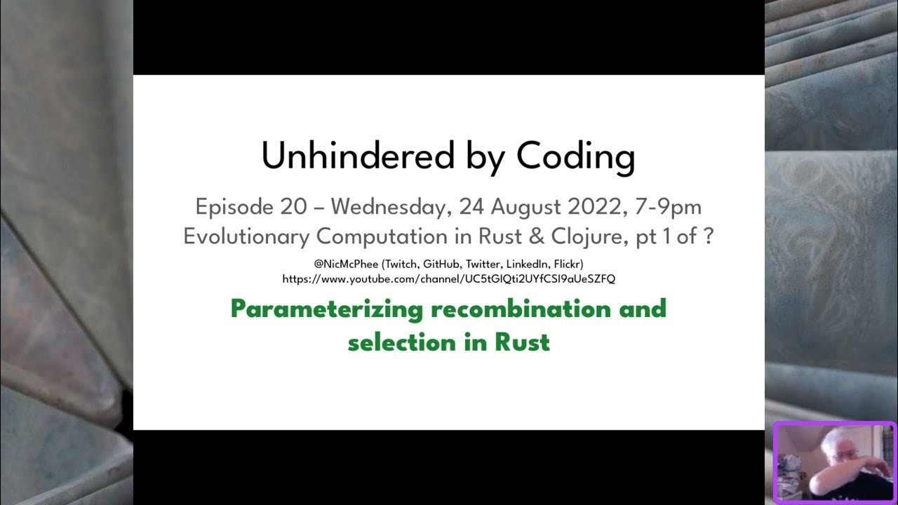 Episode 20: Evolutionary Computation in Rust! - YouTube