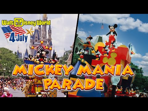 'Mickey Mania Parade' 4th of July 1994 Magic Kingdom Walt Disney World