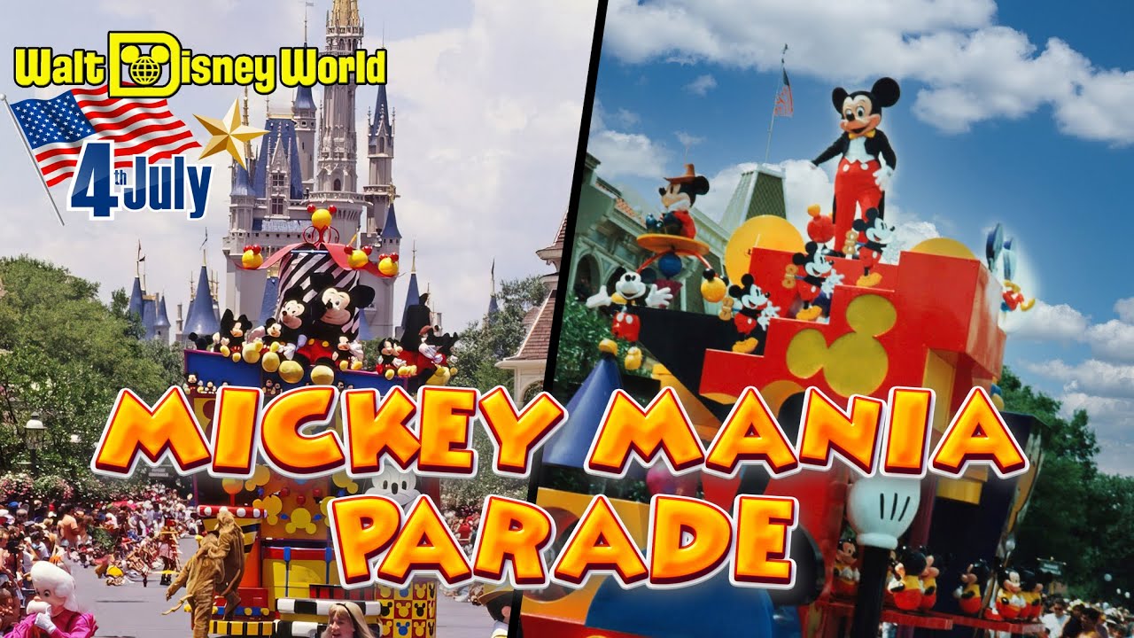 'Mickey Mania Parade' 4th of July 1994 Magic Kingdom Walt Disney World ...