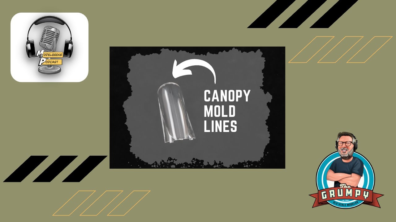 How to Remove Canopy Mold Lines on Scale Model Aircraft Canopies # ...