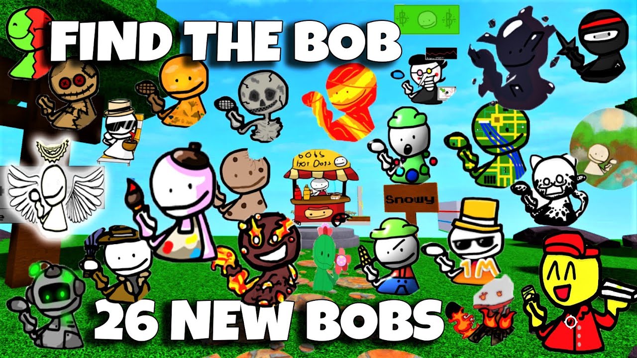 ROBLOX - Find the Bob - 26 NEW BOBS! - YouTube