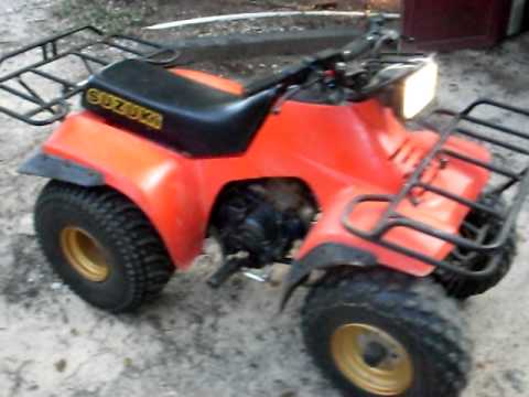 1985 suzuki quad 4 - YouTube