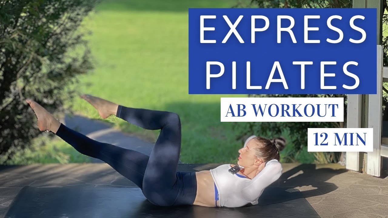 12 MIN PILATES ABS | Intermediate | At-Home Express Workout - YouTube