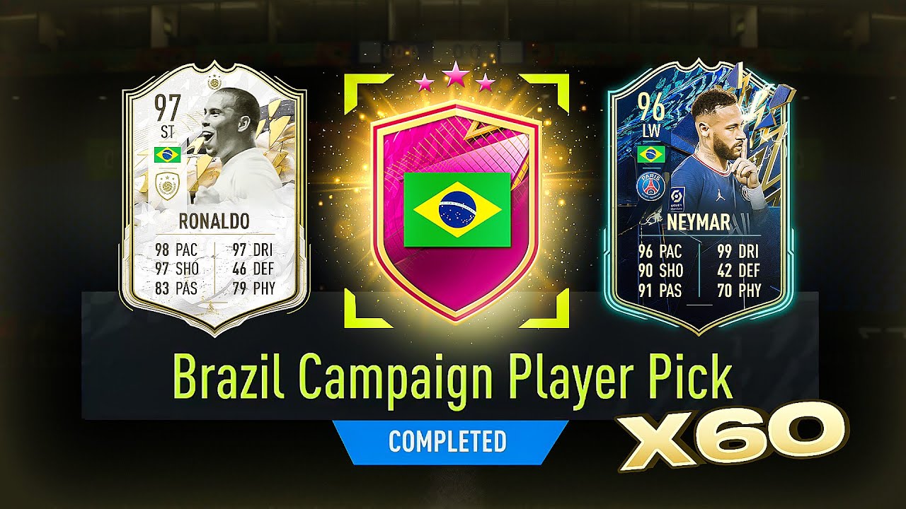 FIFA 22 60 x Guaranteed Brazil Campaign Player Pick Packs! - YouTube