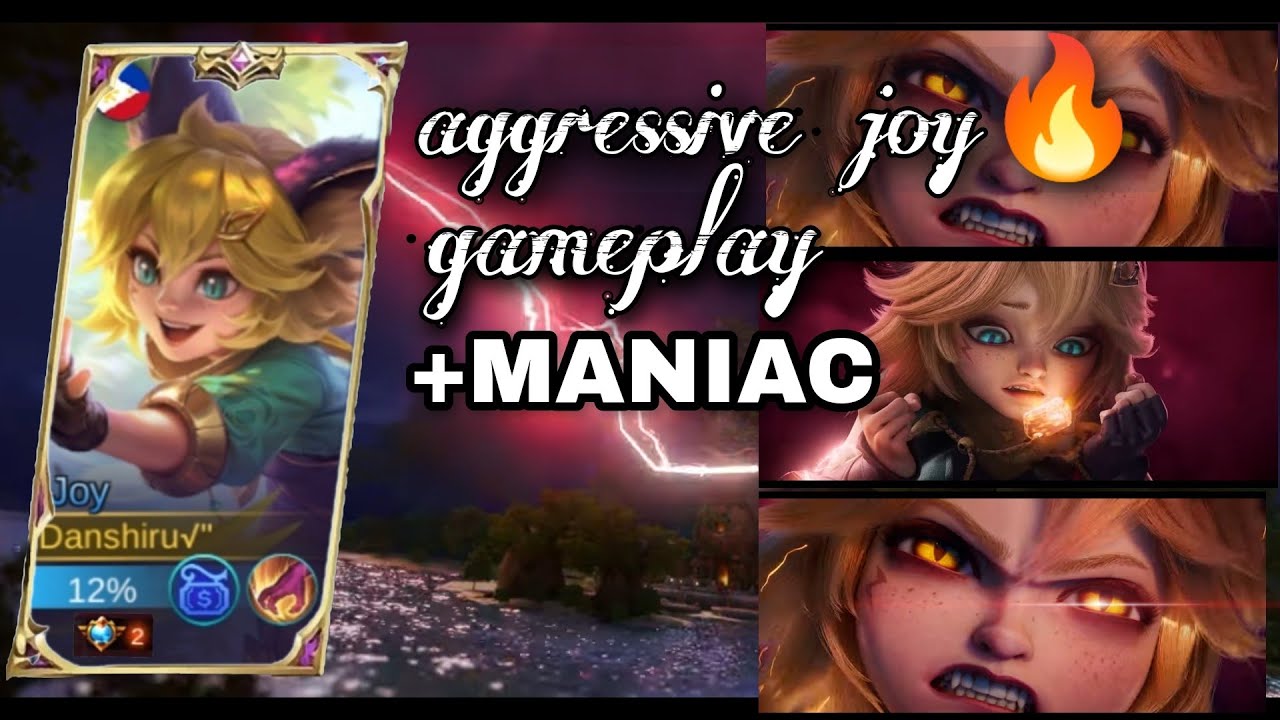 NEW hero JOY_ aggressive gameplay + MANIAC🔥 ️ WATCH THE END ️# ...