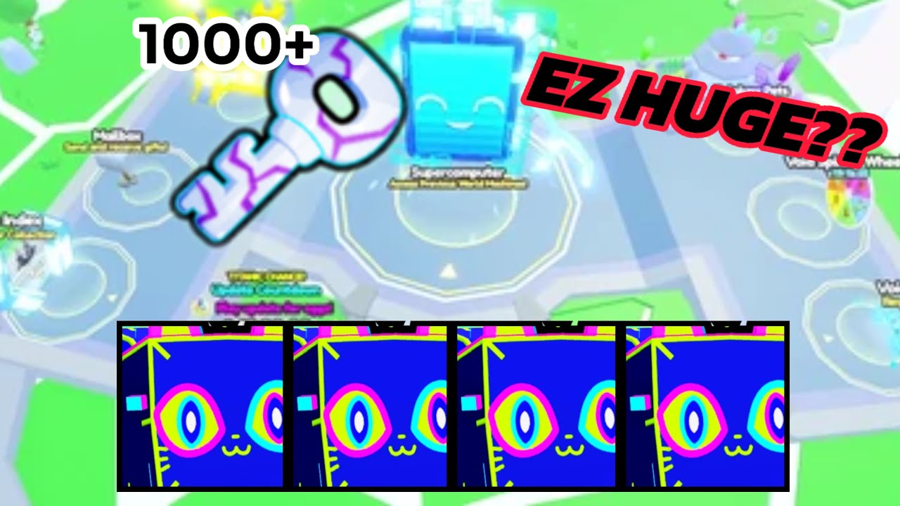 USING 1000+ VOID KEYS DID WE GET A HUGE? *PET SIM 999* - YouTube