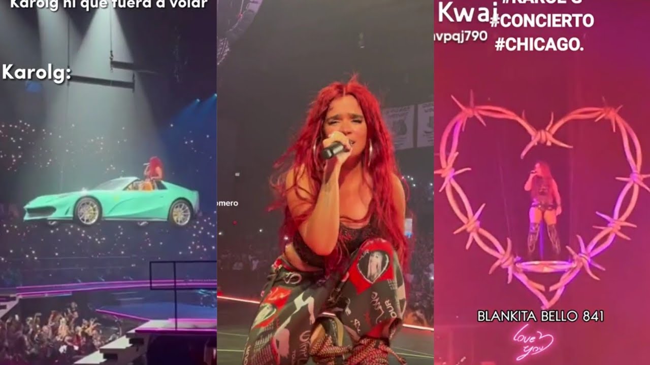 Karol G Llegó Volando En Su Ferrari Y En Un Corazón Gigante A Su ...