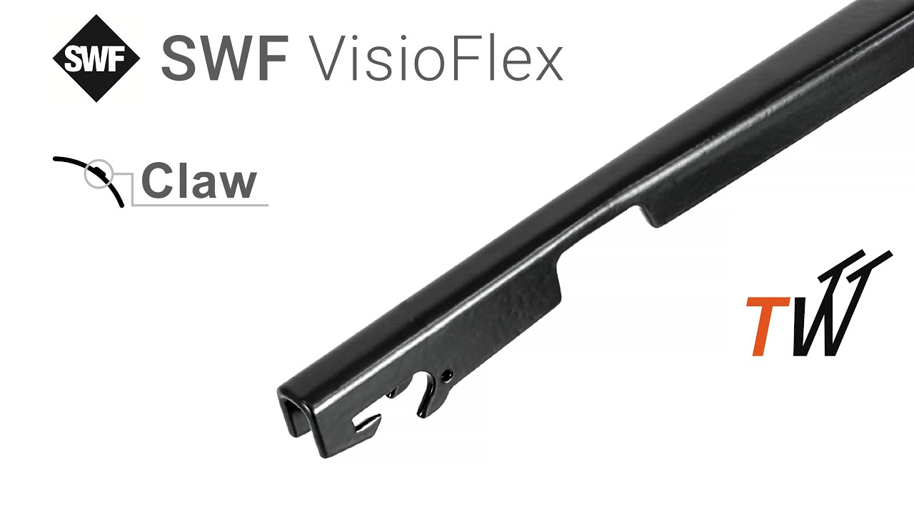 SWF VisioFlex - Claw wiper blade installation - YouTube