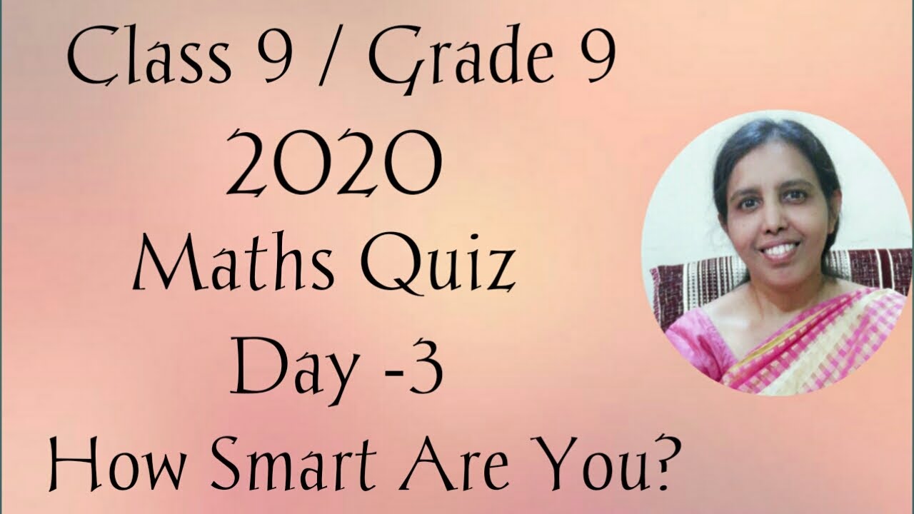 Maths Quiz 2020 Class 9 / Grade 9 Simple maths Test Challenging ...