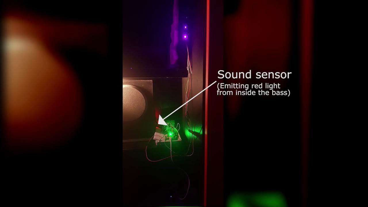 Animated LED Strip Using Audio Capture - YouTube