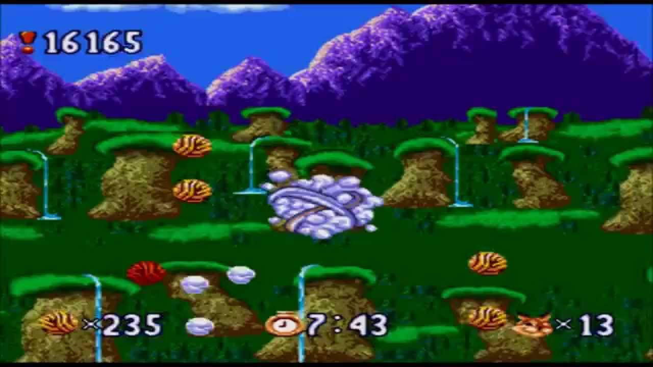 Bubsy 2 (II) SNES Gameplay - Chapter 1 Stage 1 - CC Gaming Archive ...