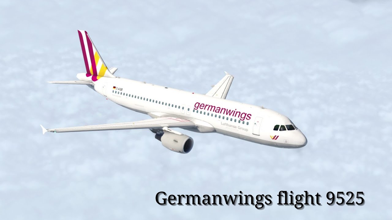 Germanwings flight 9525 crash animation - YouTube