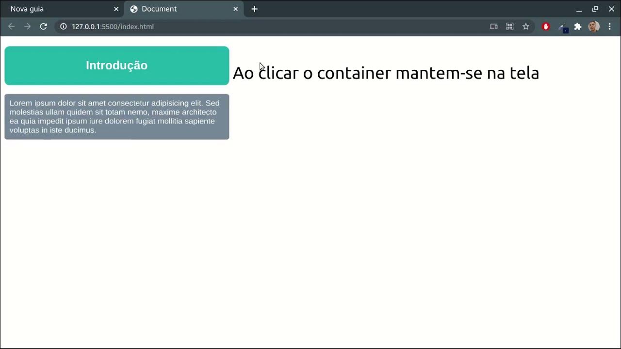 CSS Como esconder e exibir divs - YouTube