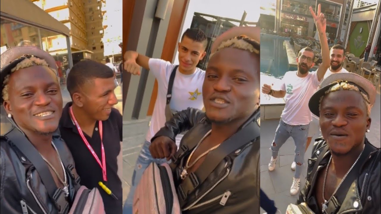 Portable teaching Oyibo how to Zazu on the Street of Egypt as his set ...