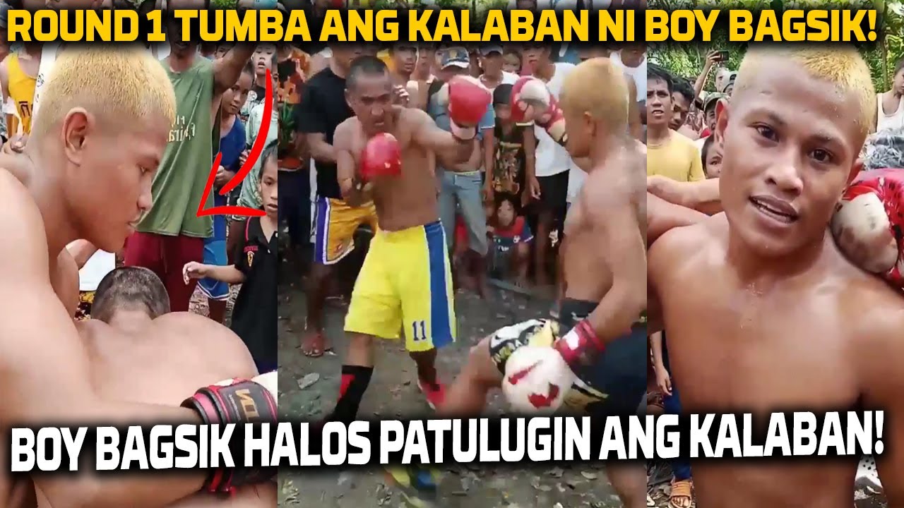 BOY BAGSIK PINATUMBA ANG KALABAN NG ROUND 1 AT MUNTIK MATULOG SA ...