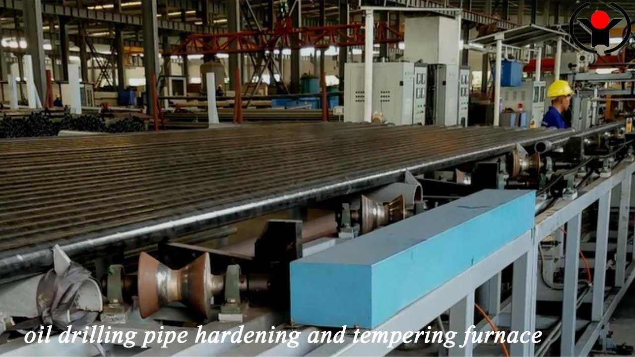 FOREVER® oil drilling pipe induction heat treatment furnace - YouTube
