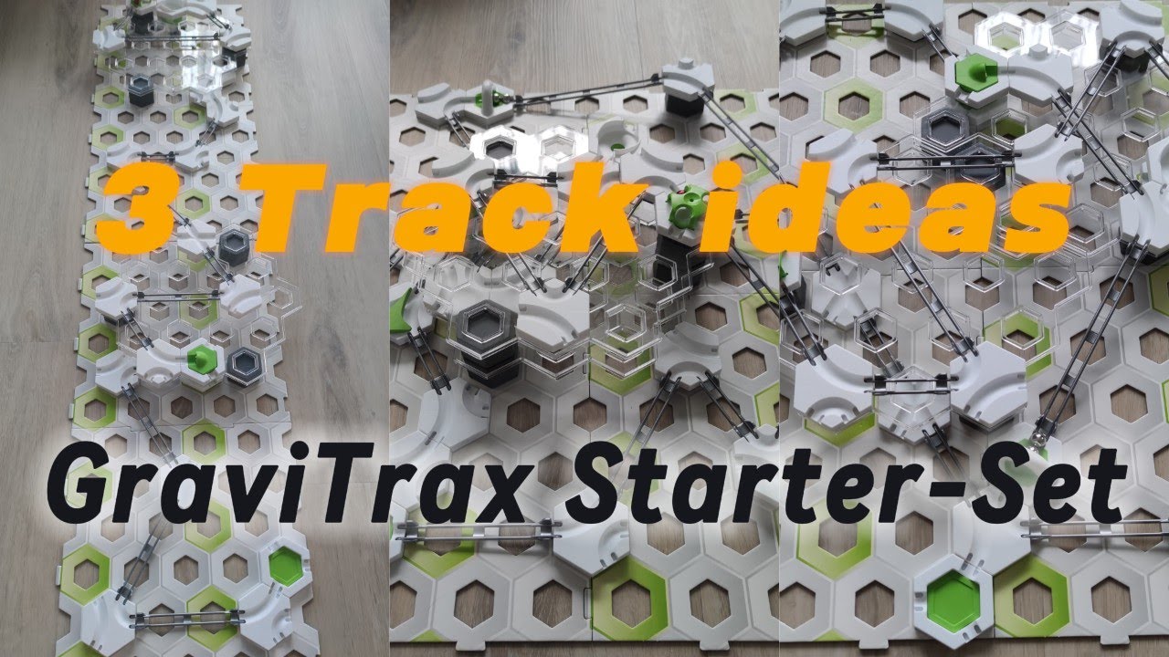 3 Gravitrax Starter-Set track ideas! How to build GOOD with the starter ...