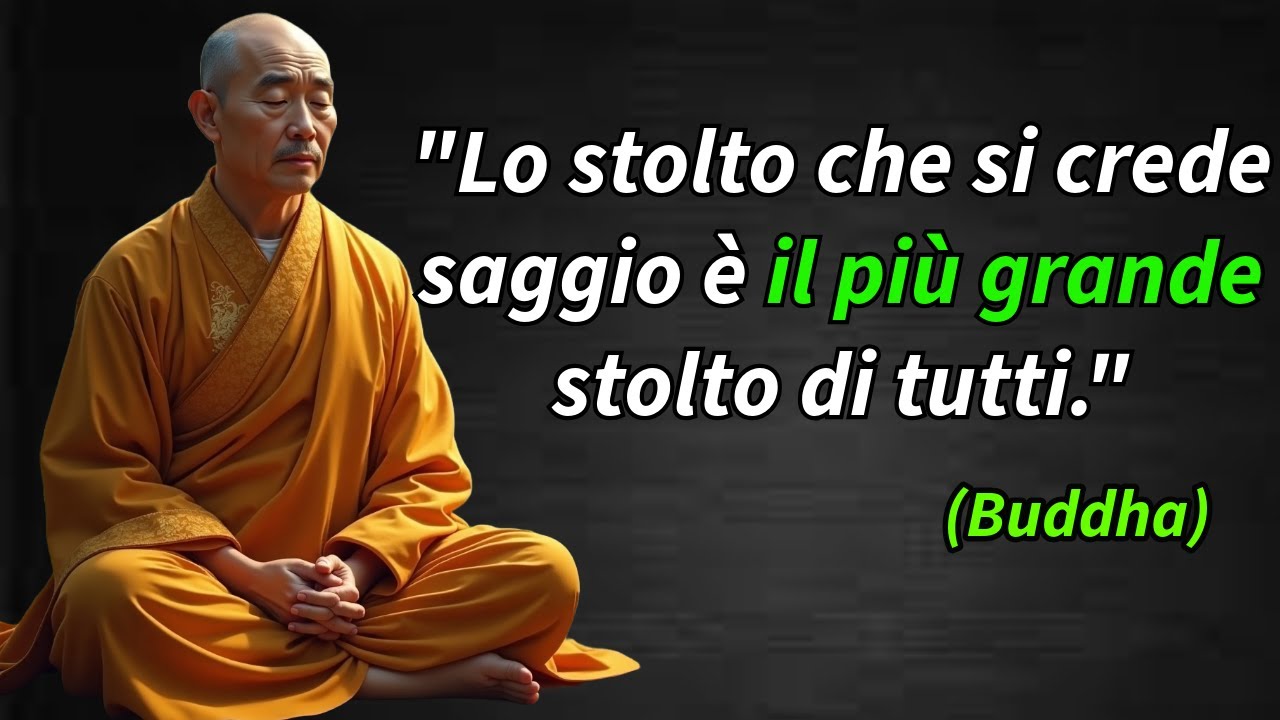 Lo Stolto che Si Crede Saggio è il Più Grande Stolto di Tutti | La ...