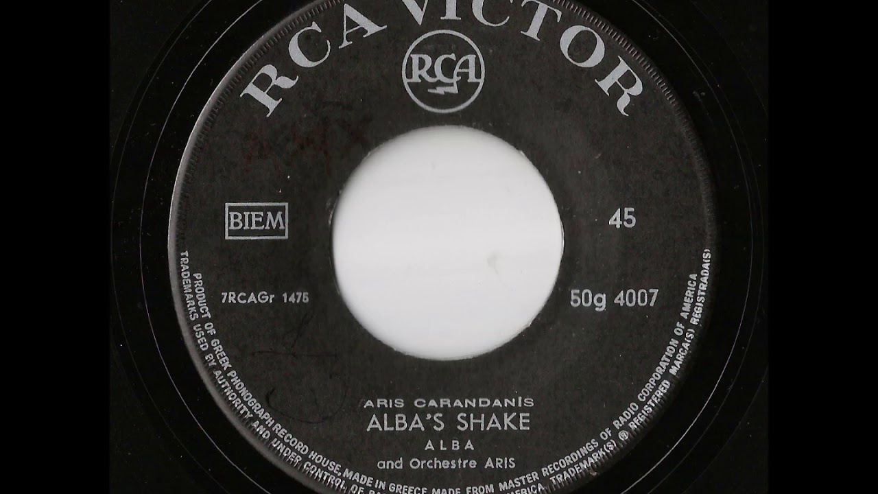 Alba And Orchestre Aris - Alba's Shake (RCA Victor GRE) - YouTube