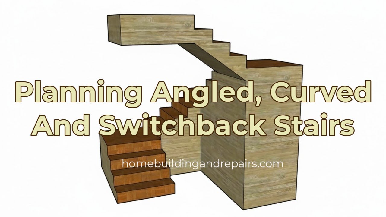 Two Advanced Stair Design Layouts For Creating Curves And Landings Like ...
