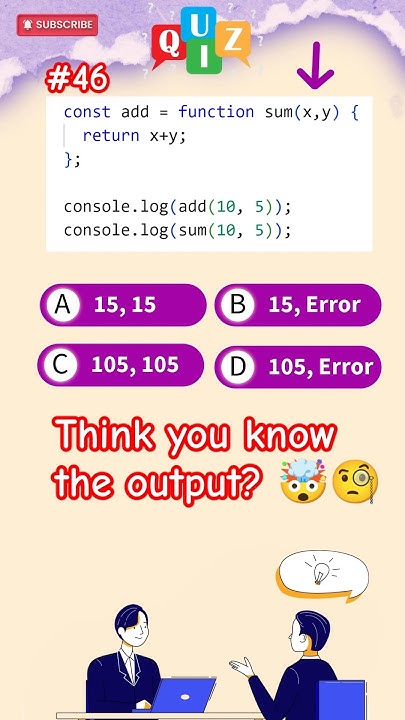 JS Quiz #46 : Understand Function Scope (Expressions vs. Declarations ...