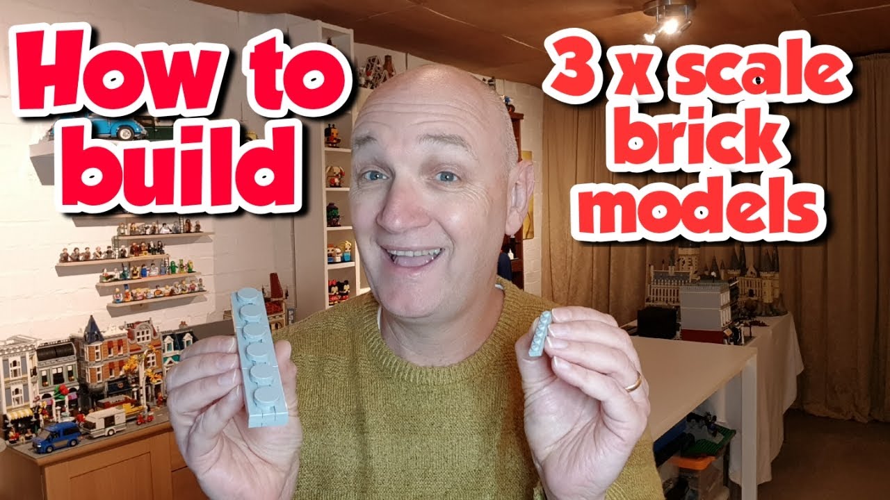 BUILD SCALED LEGO BRICK MODELS: Tutorial on how to build Lego bricks ...