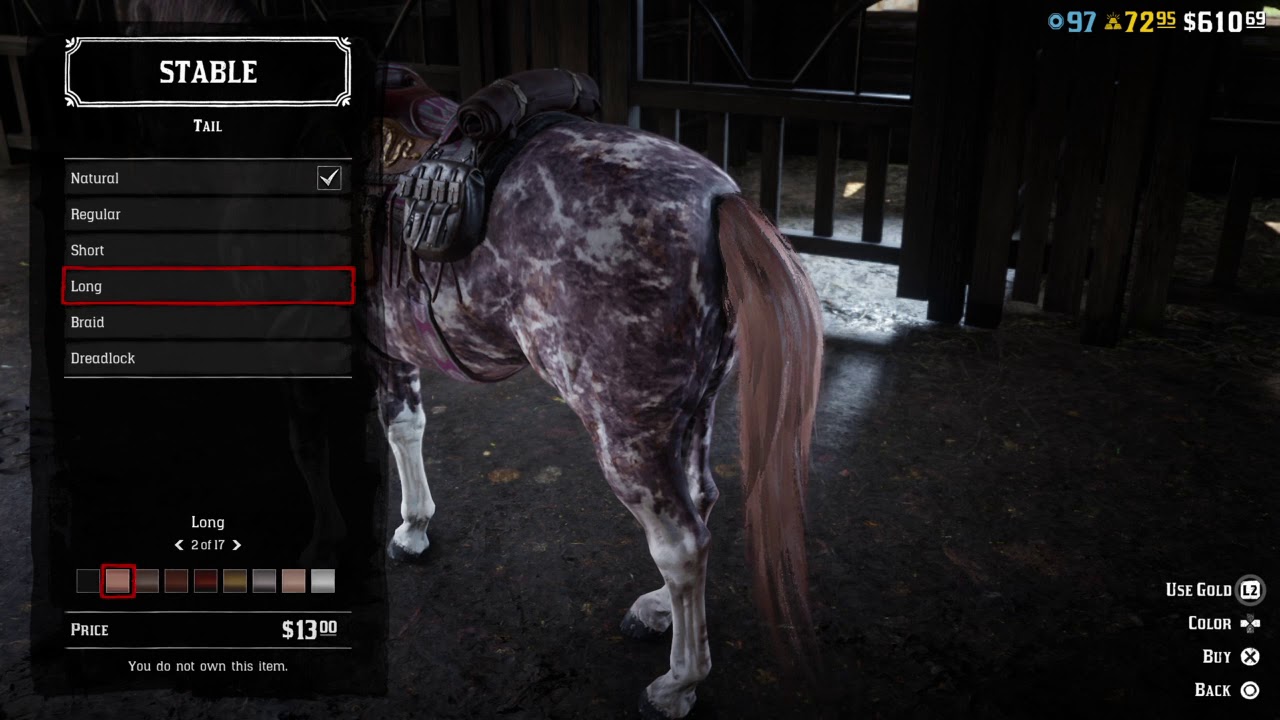 Red Dead Redemption 2 Online _ Marble Sabino Horse _ Criollo Horse ...