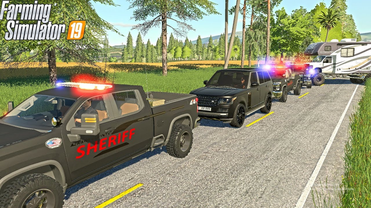 POLICE MOTORCADE FOR PRESIDENT (ROLEPLAY) | RAVENPORT PD | FARMING ...
