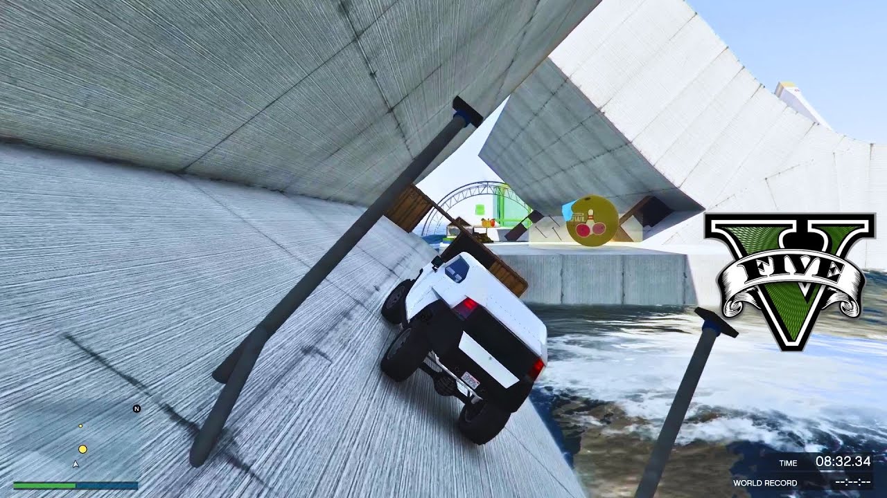 Easiest Parkour Race With 4*4 Car In Gta 5 | Gta 5 Parkour Challenge ...