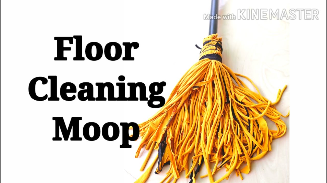 Floor cleaning mop | diy | How to make home made mop of old t -shirt ...