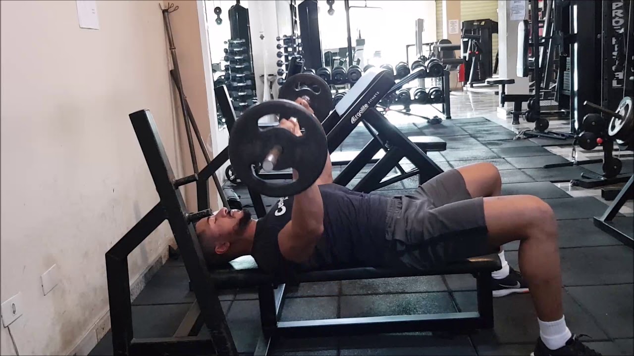 SUPINO RETO COM BARRA - YouTube