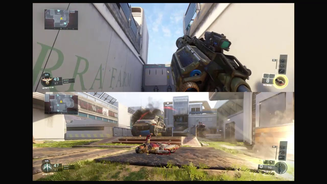 Cod gameplay with cam p2 - YouTube