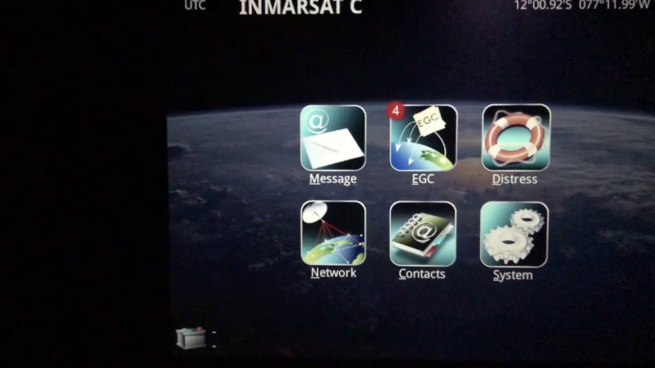 Using and testing an inmarsat C terminal. How to.. cadet’s training ...
