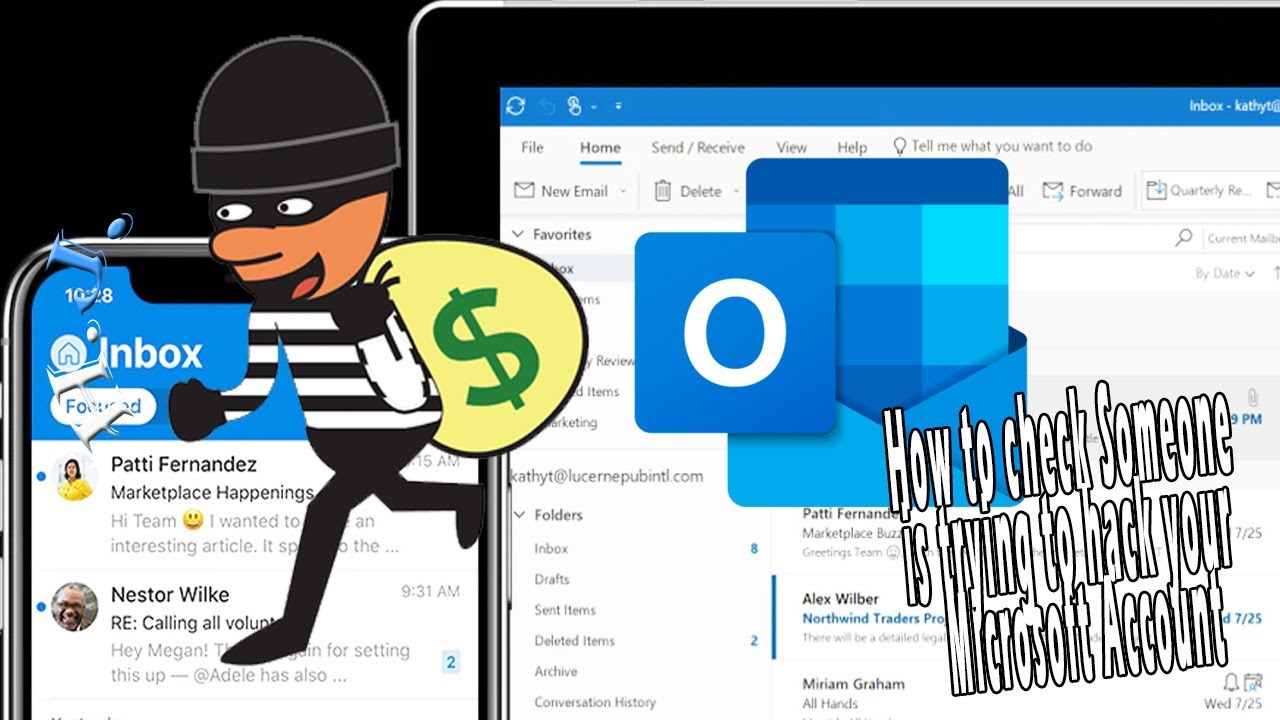 How to check Someone is trying to hack your Microsoft Account - YouTube