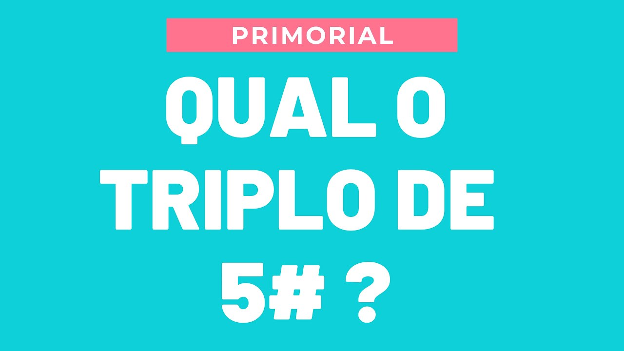 QUESTÃO 1709 - MATEMÁTICA BÁSICA - PRIMORIAL - YouTube