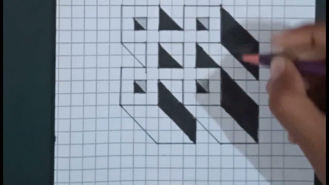 3d drawing||optical illusion||pencil drawing||how to draw - YouTube