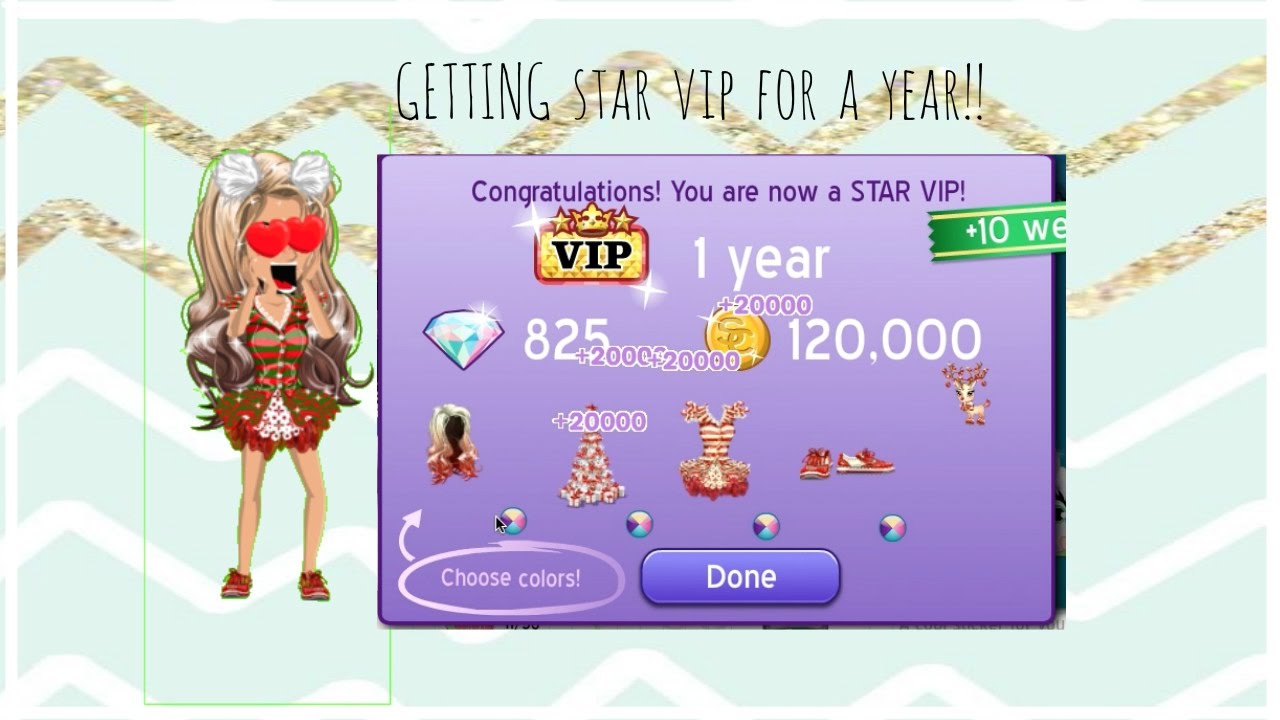♥ GETTING STAR VIP FOR A YEAR ♥ (MSP) +level 18 - YouTube