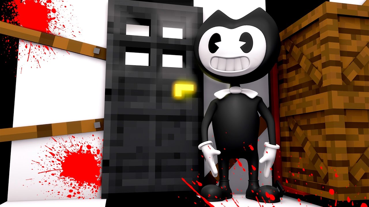 UNLOCKING BENDYS SECRET ROOM?! - MINECRAFT BENDY AND THE INK MACHINE ...