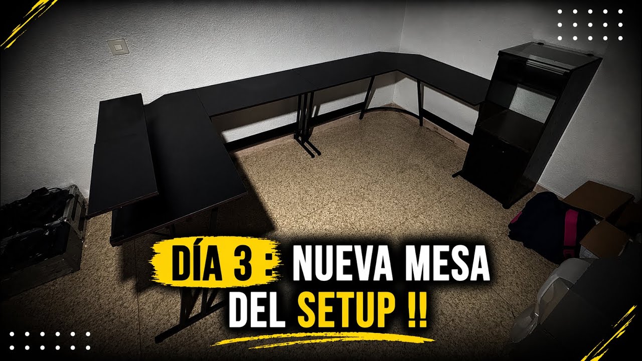 Día 3: NUEVA mesa del SETUP!! | SKRR MUSIC ROOM | ByTANA - YouTube