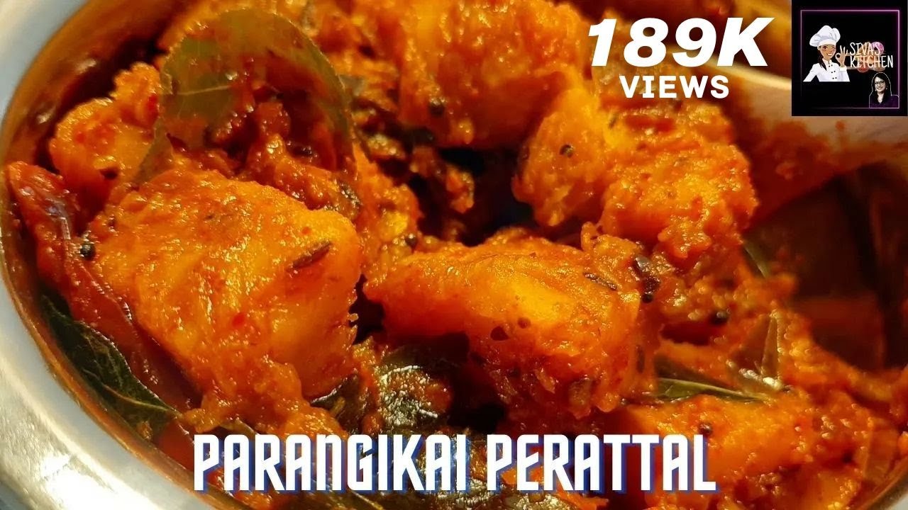 Parangikai ( pumpkin) perattel - YouTube