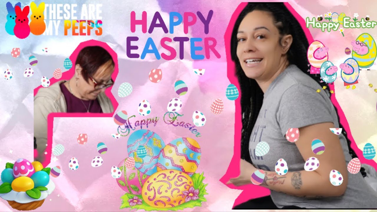 JESS & MOM, DIY EASTER 🐣 BASKET 🧺 #thegroomsfamily #easter # ...