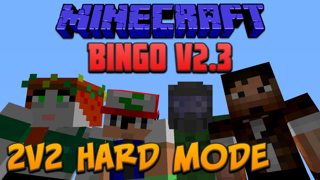 Minecraft 1.8: Bingo V2.3 2V2 Hard Mode With Hermits! - YouTube