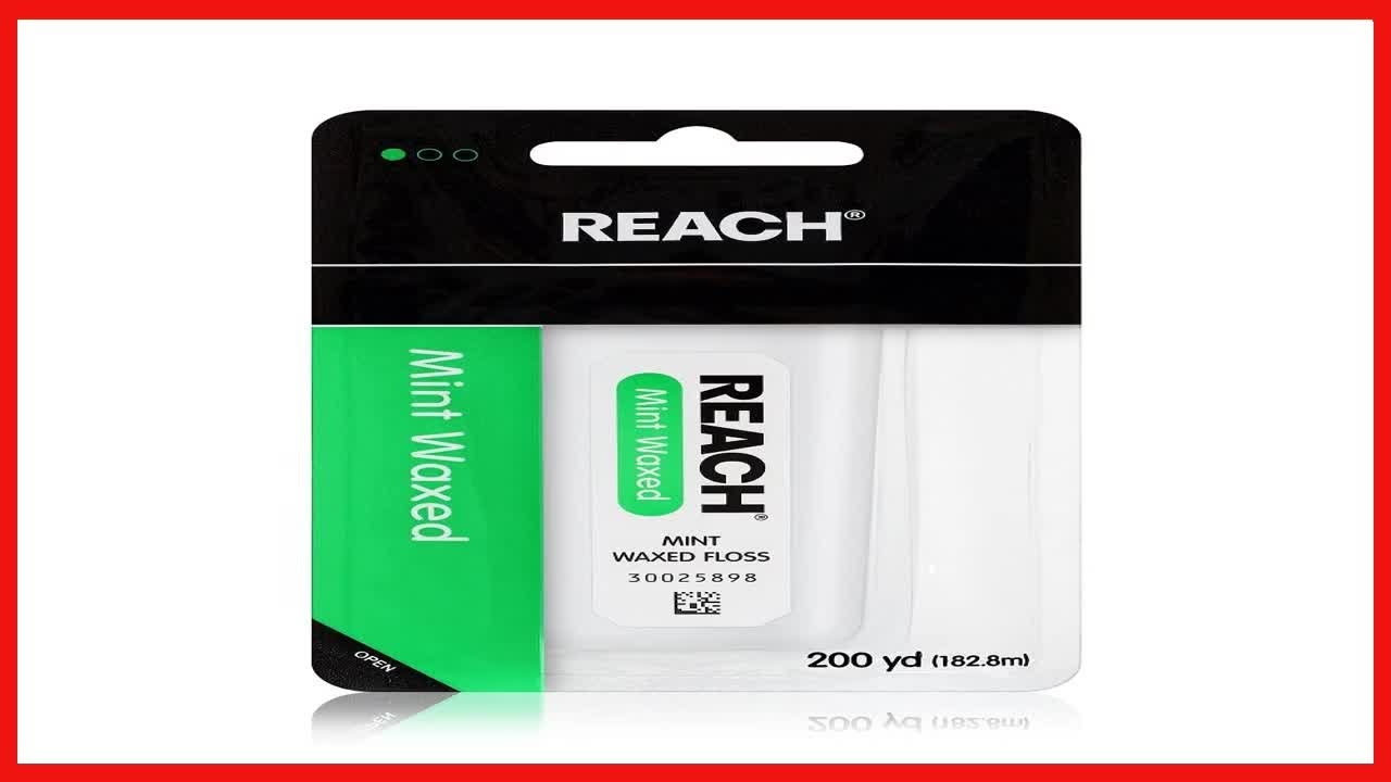 Reach Dentotape Waxed Dental Floss | Effective Plaque Removal, Extra ...