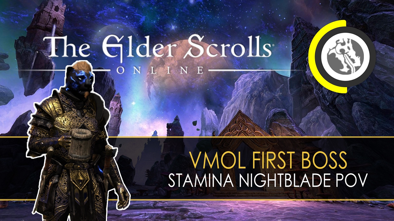 ESO - vMOL First Boss Stamina Nightblade POV - YouTube
